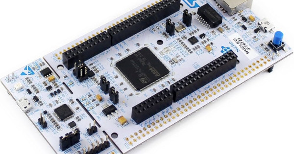 STM32 Nucleo-144 development board with STM32F746ZG MCU, supports Arduino, ST Zio and morpho ...